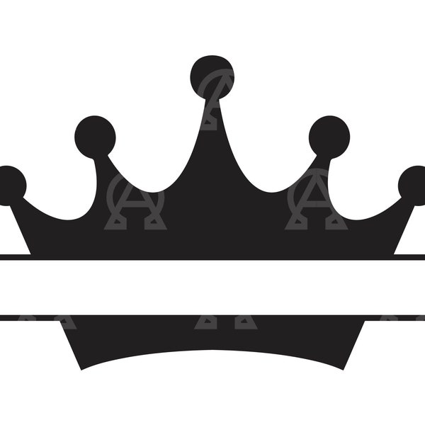 Crown Monogram - Etsy