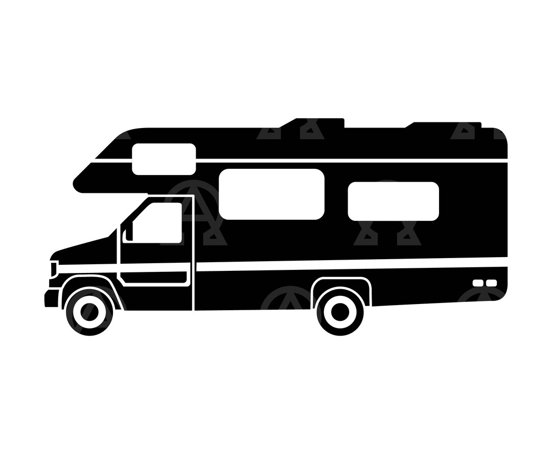 Caravan Svg, Caravan Cut Files, Camper Svg, Happy Camper Svg, Camping ...