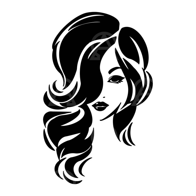 Hair Salon Stencil - Etsy