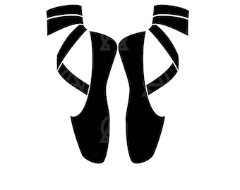 Ballet Slippers SVG, Ballet Svg, Dancer Svg, Dancer Shoes Svg, Dance ...