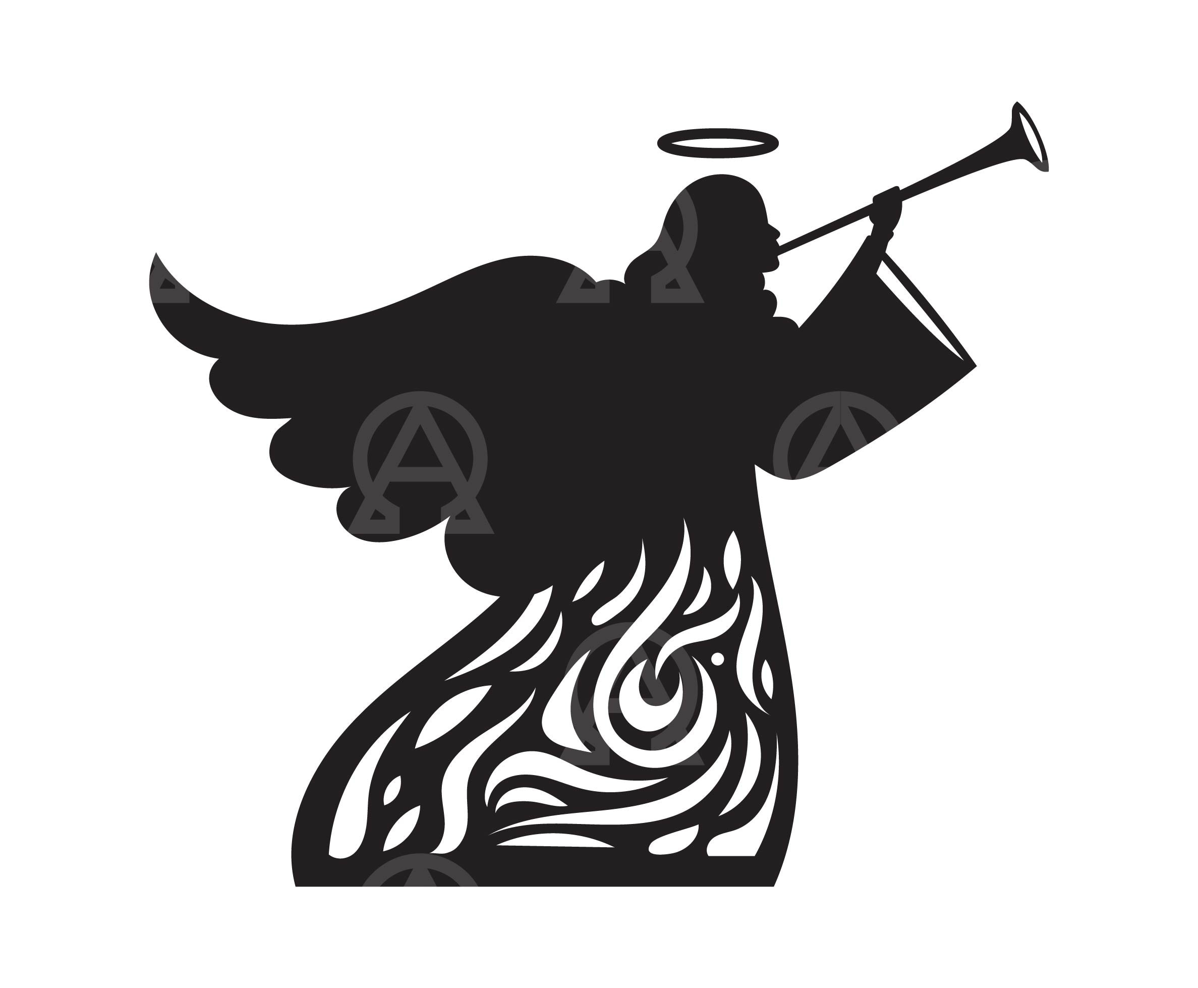 Angel Svg, Christmas Svg, Angel Cut File ,christmas Decor Svg, Angel ...