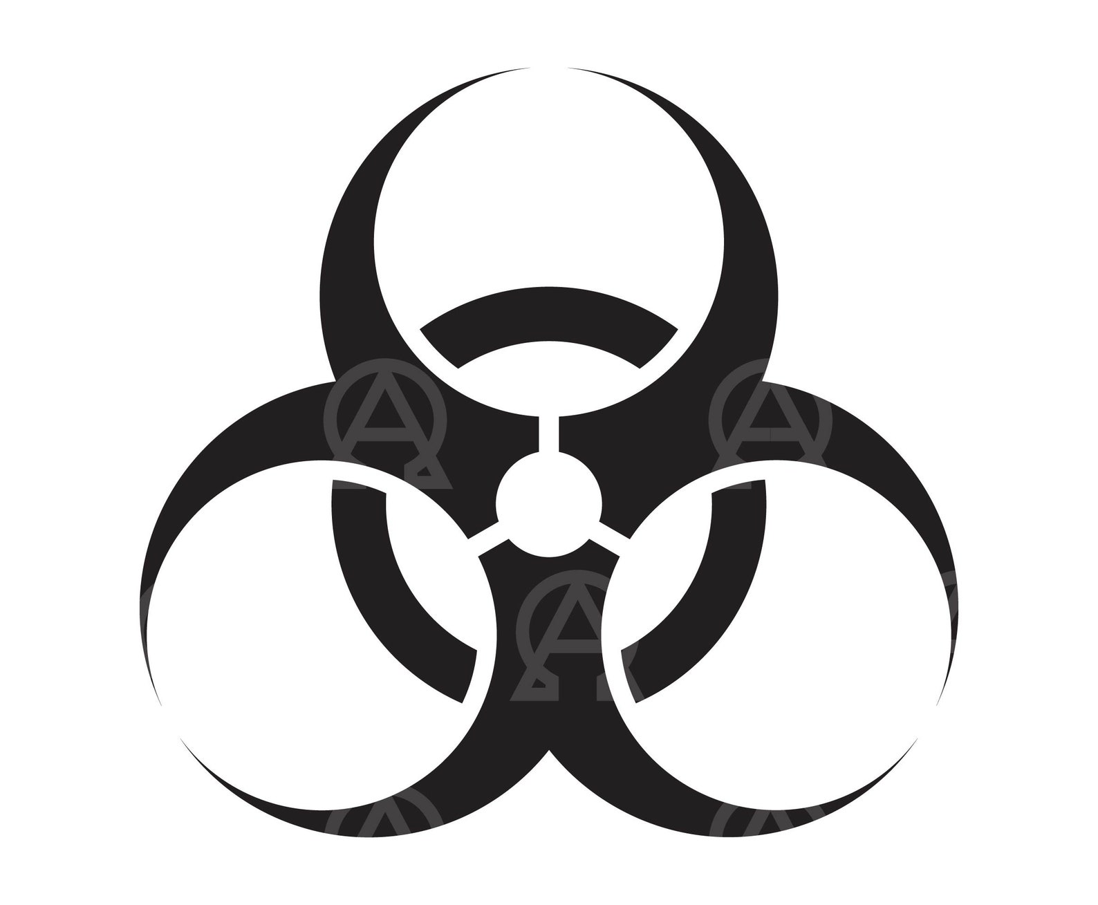 Biohazard Svg Biohazard Cut File Biohazard Warning Symbol - Etsy
