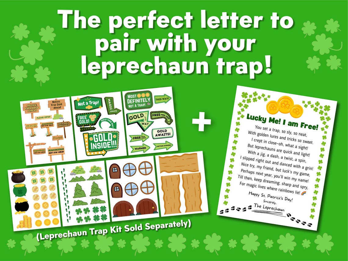 Editable Leprechaun Letter | Printable Leprechaun Trap Letter ...