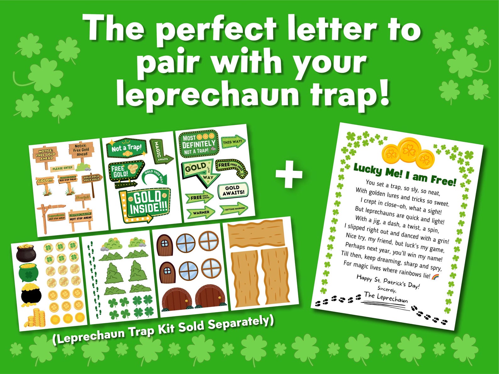Editable Leprechaun Letter | Printable Leprechaun Trap Letter ...