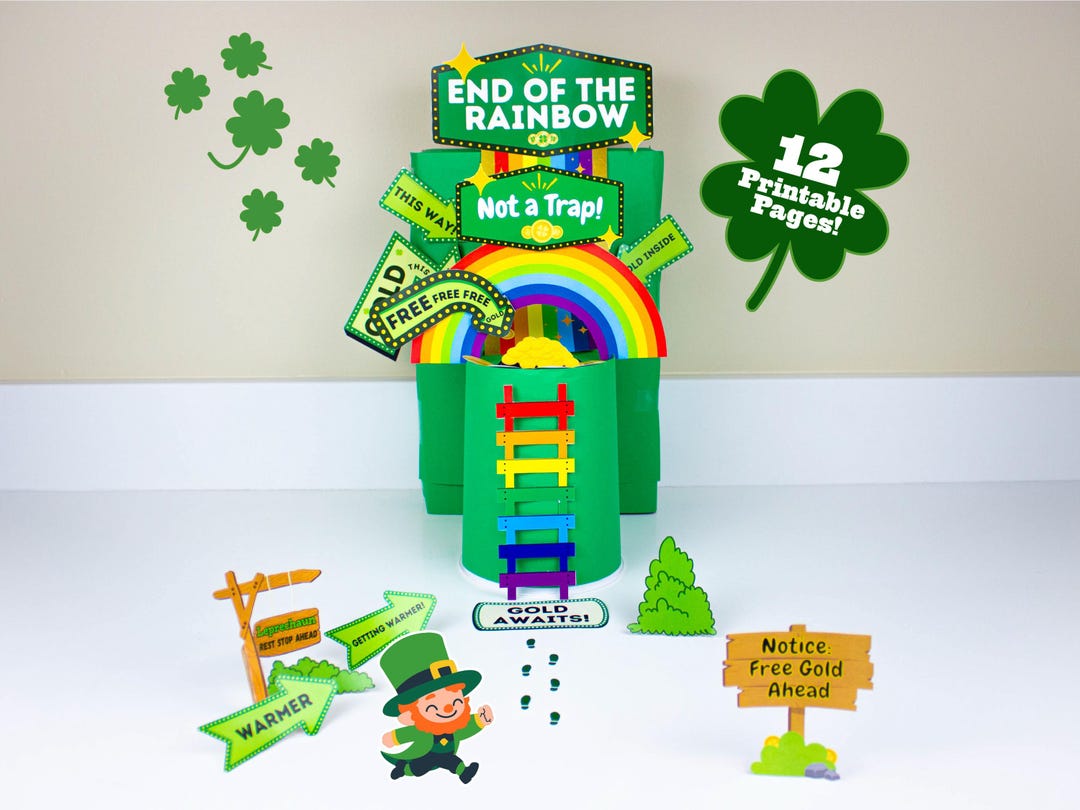 Printable Leprechaun Trap Kit | Leprechaun Trap | St. Patrick's Day ...