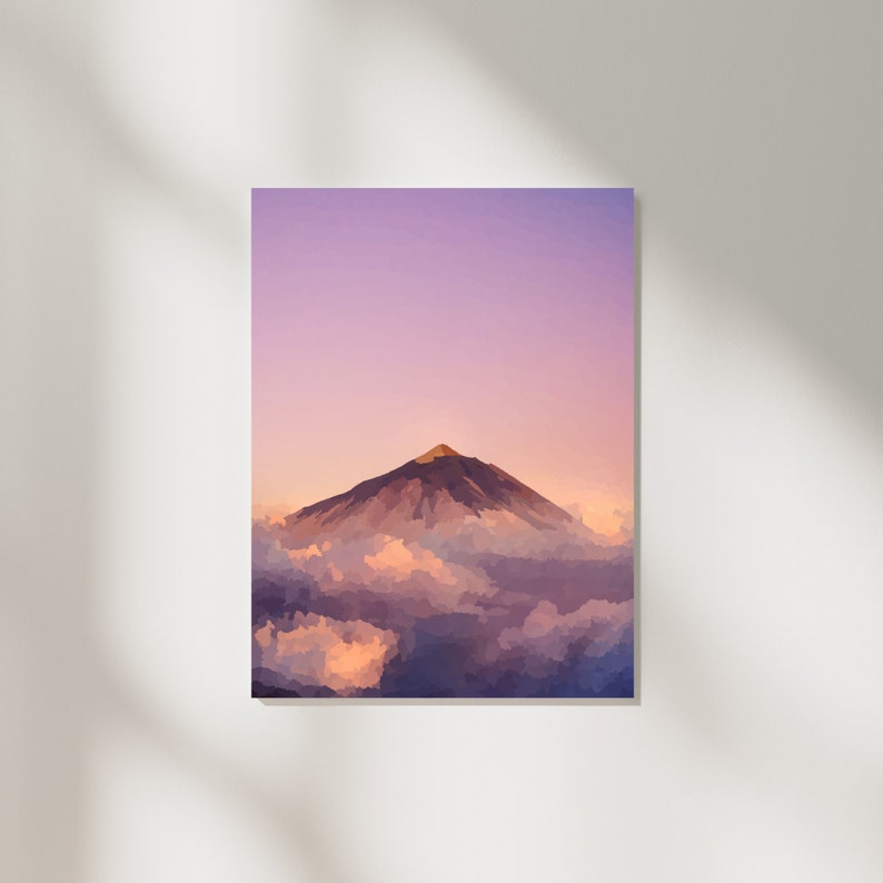 Digital Download Art. Minimalist. Home and Room Decor. Watercolor ...