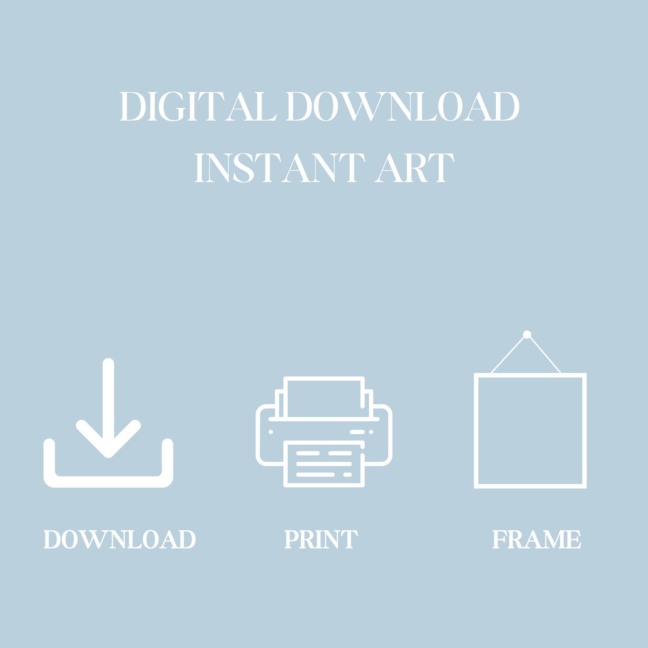 Digital Download Product. Abstract Wall Art. Minimal Design. Home Decor ...