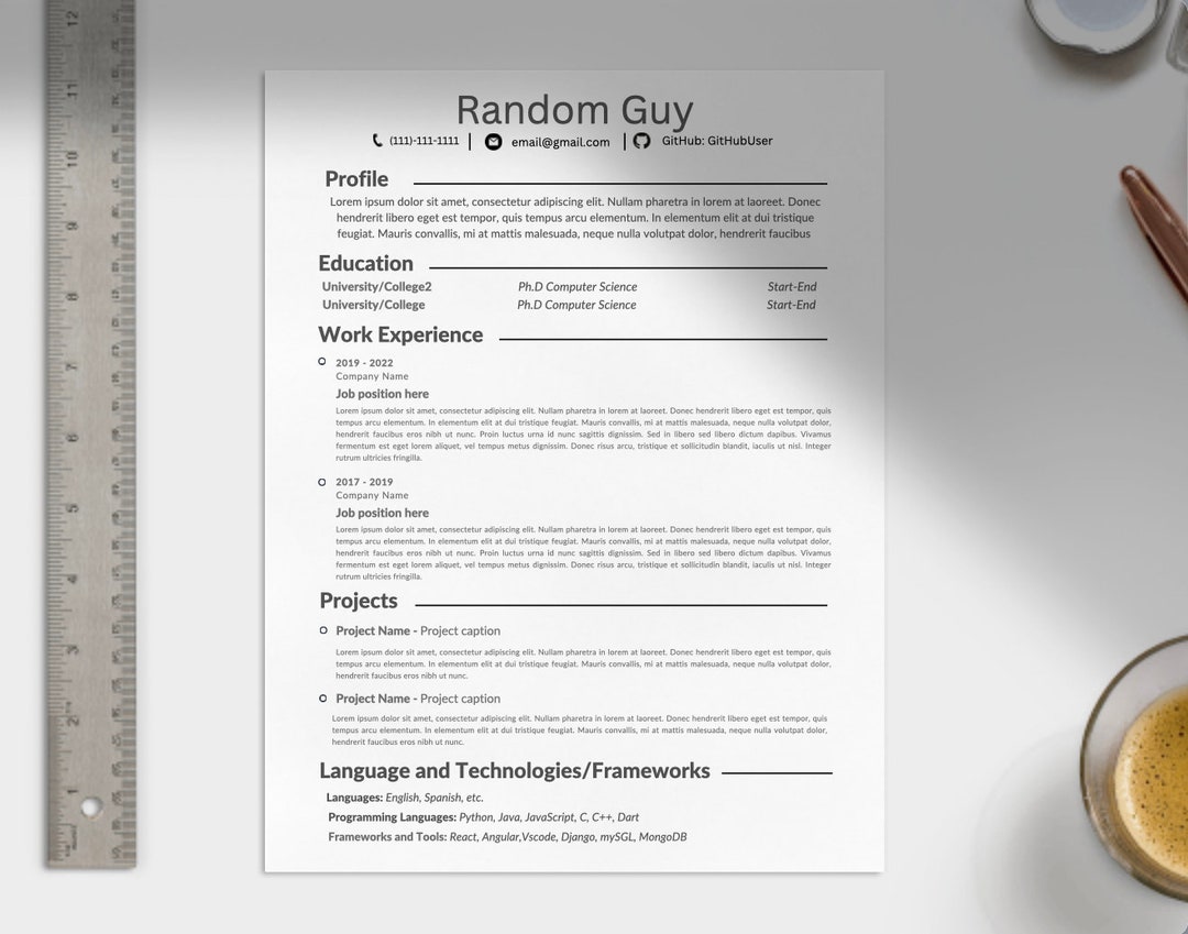 Software Engineering Resume Template | FAANG and Big Tech Confirmed ... Software Engineering Resume Template | FAANG and Big Tech Confirmed ...