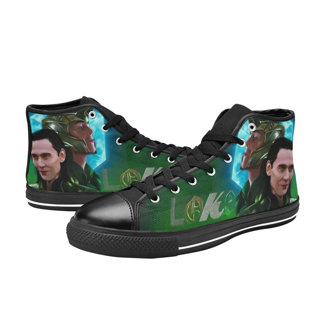 Loki Custom Canvas High Top Sneakers, Best for Gift, Wedding Present ...