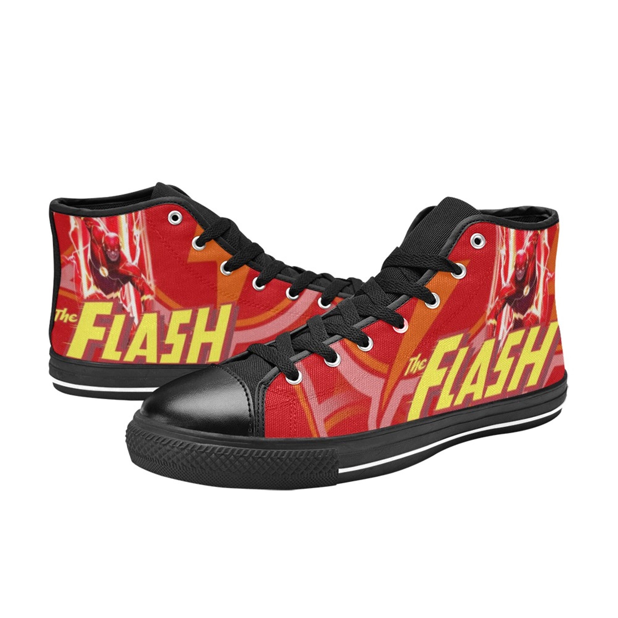 The Flash Canvas High Top Sneakers, Best for Gift, Wedding Present and ...