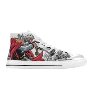 Thor Custom High Top Sneakers for Fans, Adults, Kids, Women and Men - Etsy