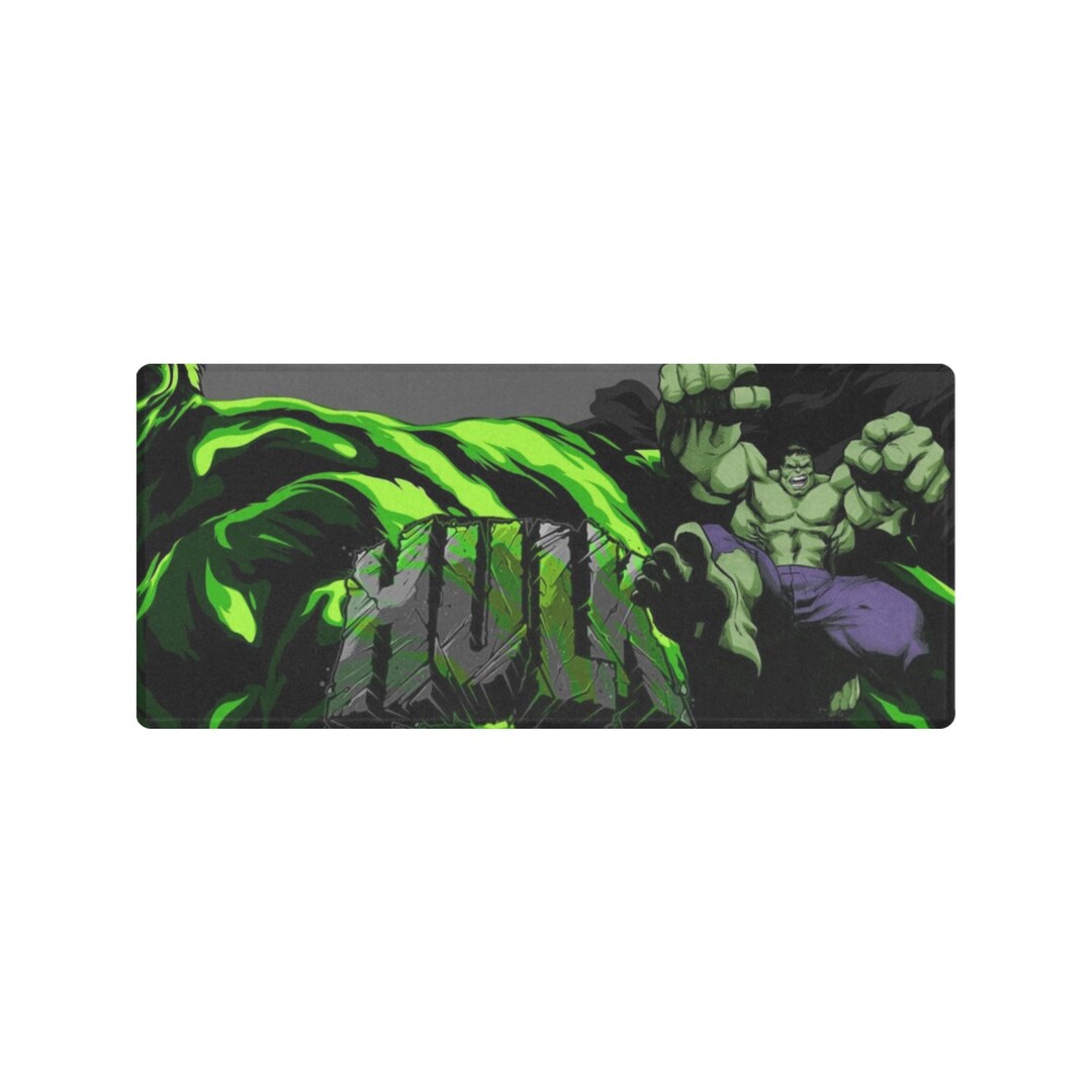 HULK Custom Rectangle Mouse Pad With Stitched Edges 35” X 16” Suitable ...