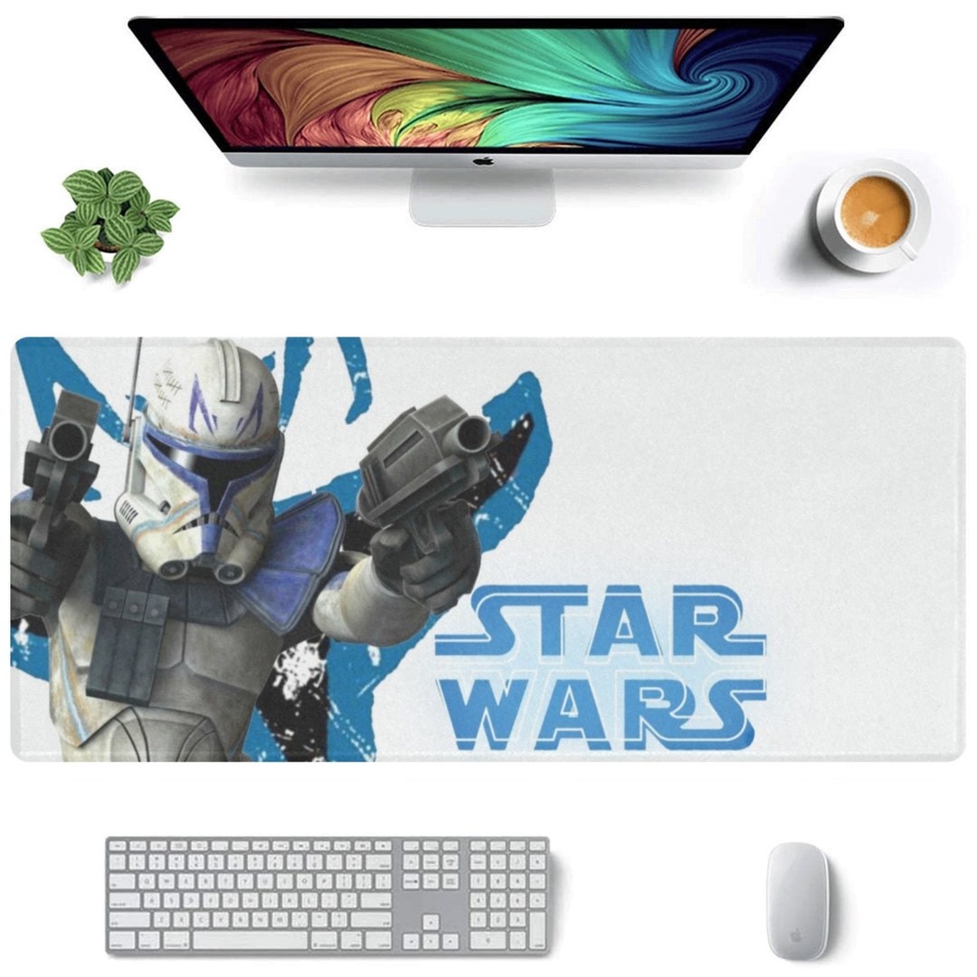 Stormtrooper Star Wars Mouse Pad: Stitched Edges, 35” X 16” - Etsy