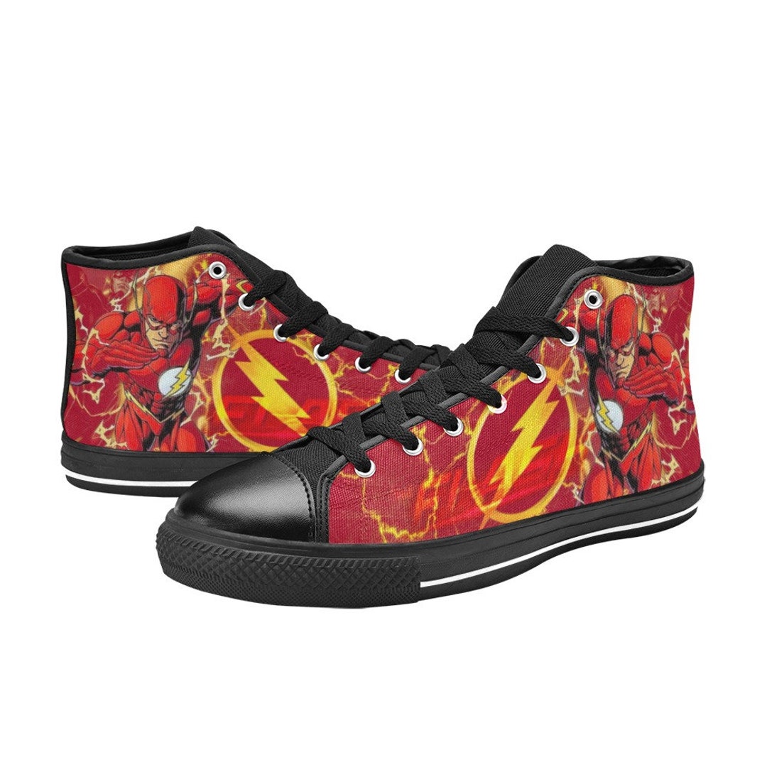 The Flash Custom High Top Sneakers for Adults, Kids, Women and Men - Etsy