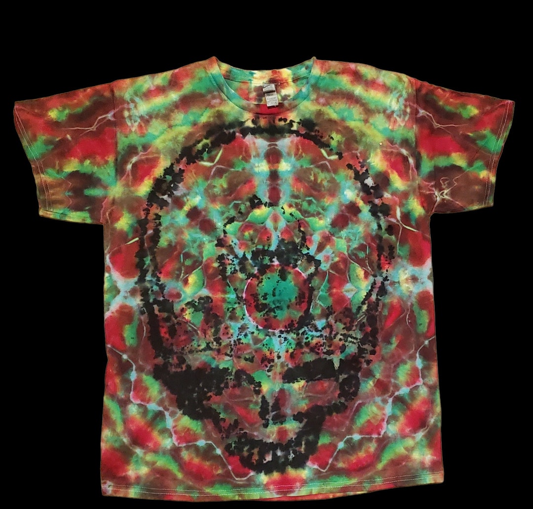 Large Rasta Color Steal Your Face Tie Dye - Etsy