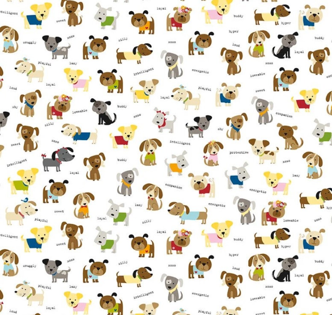 Cooper Dogs by Bella Blvd for Riley Blake Designs - Etsy