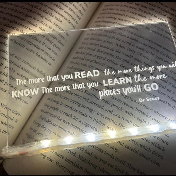 Book Reading Light - Etsy