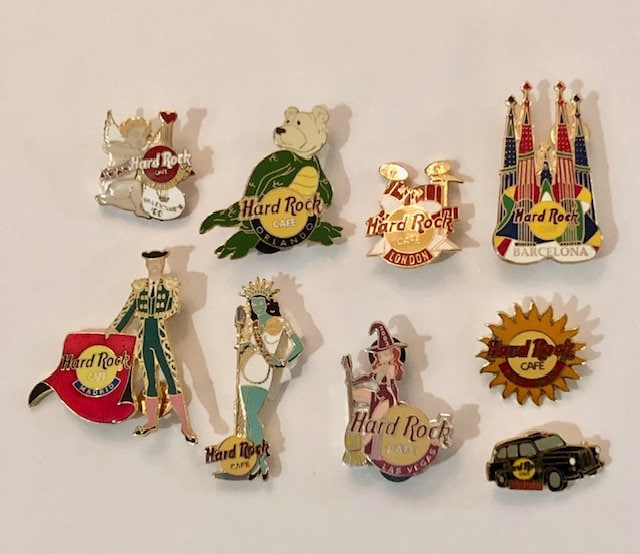Vintage Hard Rock Cafe City Pins - Etsy