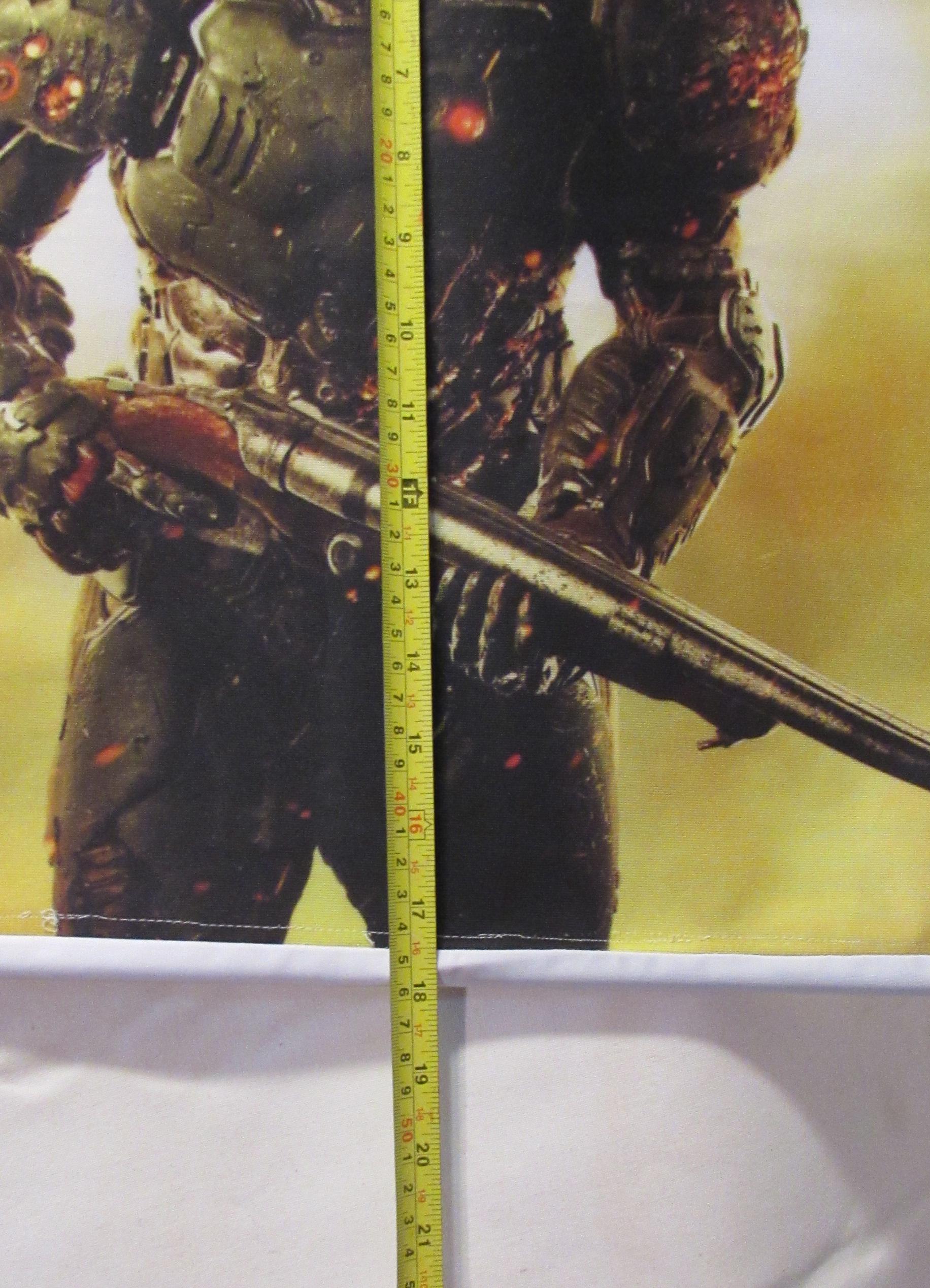 Doom 2016 Doom Slayer Fabric Poster - Etsy