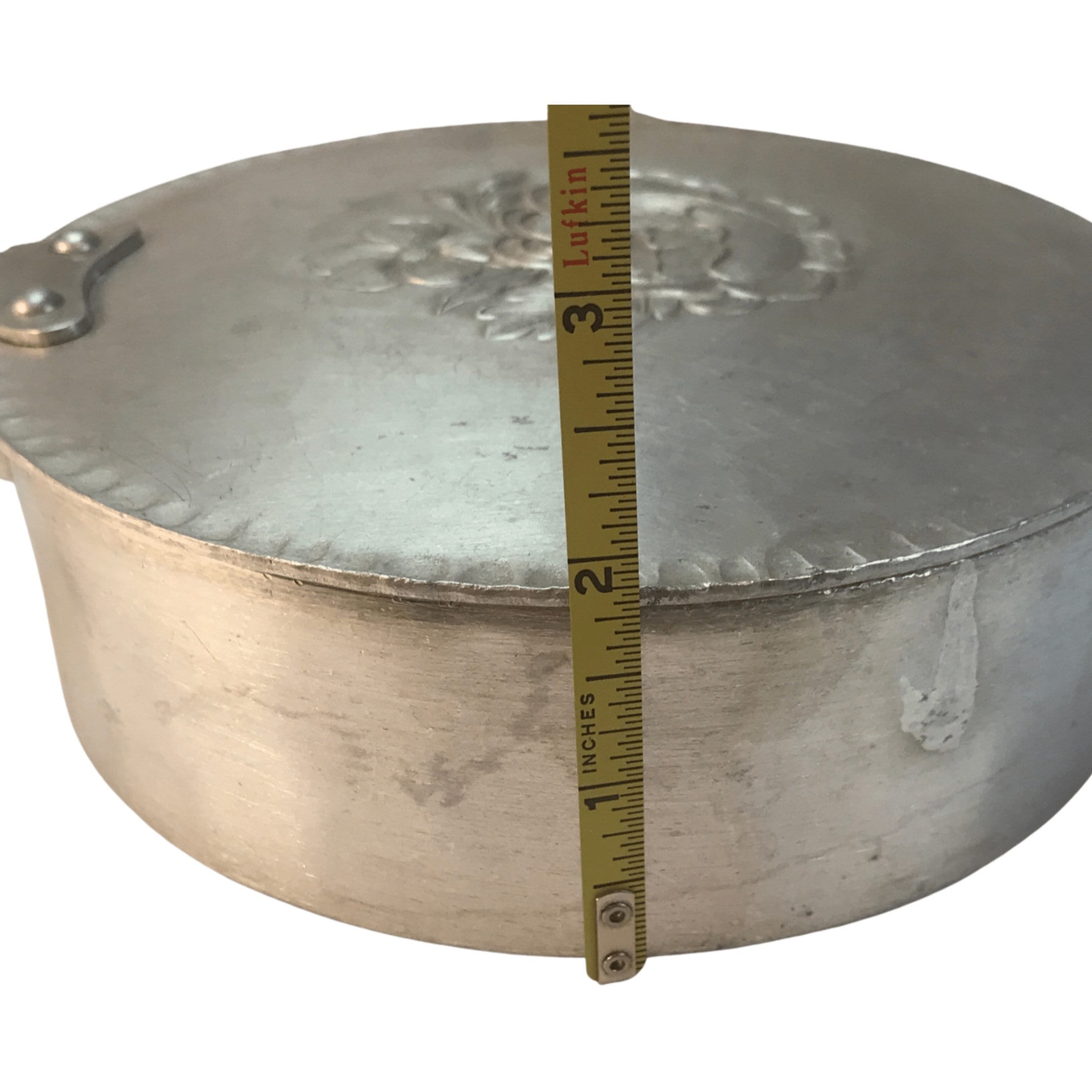 Vintage 50’s Everlast Hand-forged Hammered Aluminum Round Silent Butler ...