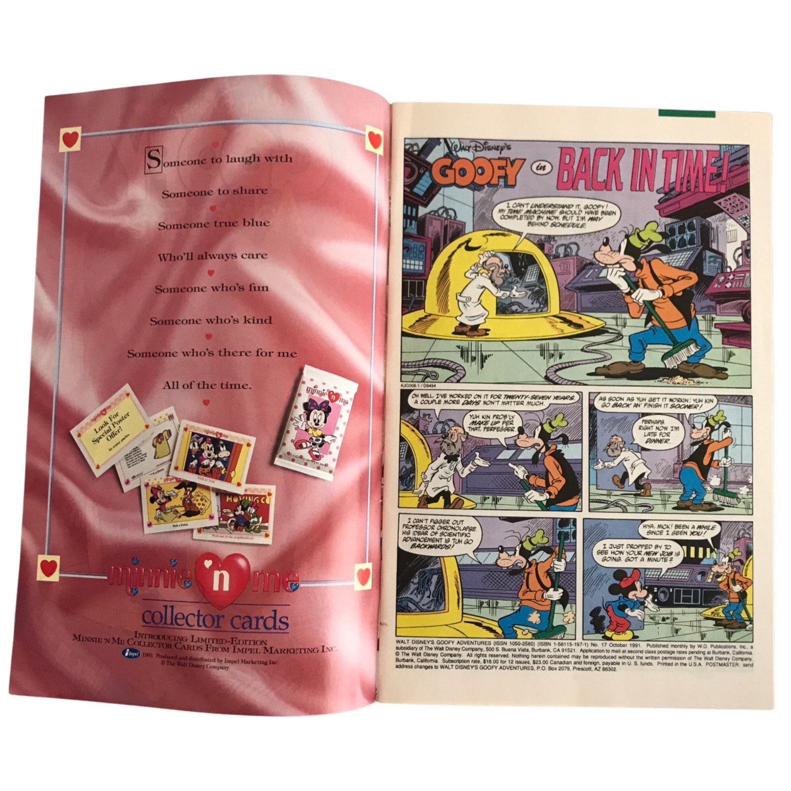 Vintage 1990 Walt Disney’s Goofy Adventures Comic #17 - Etsy