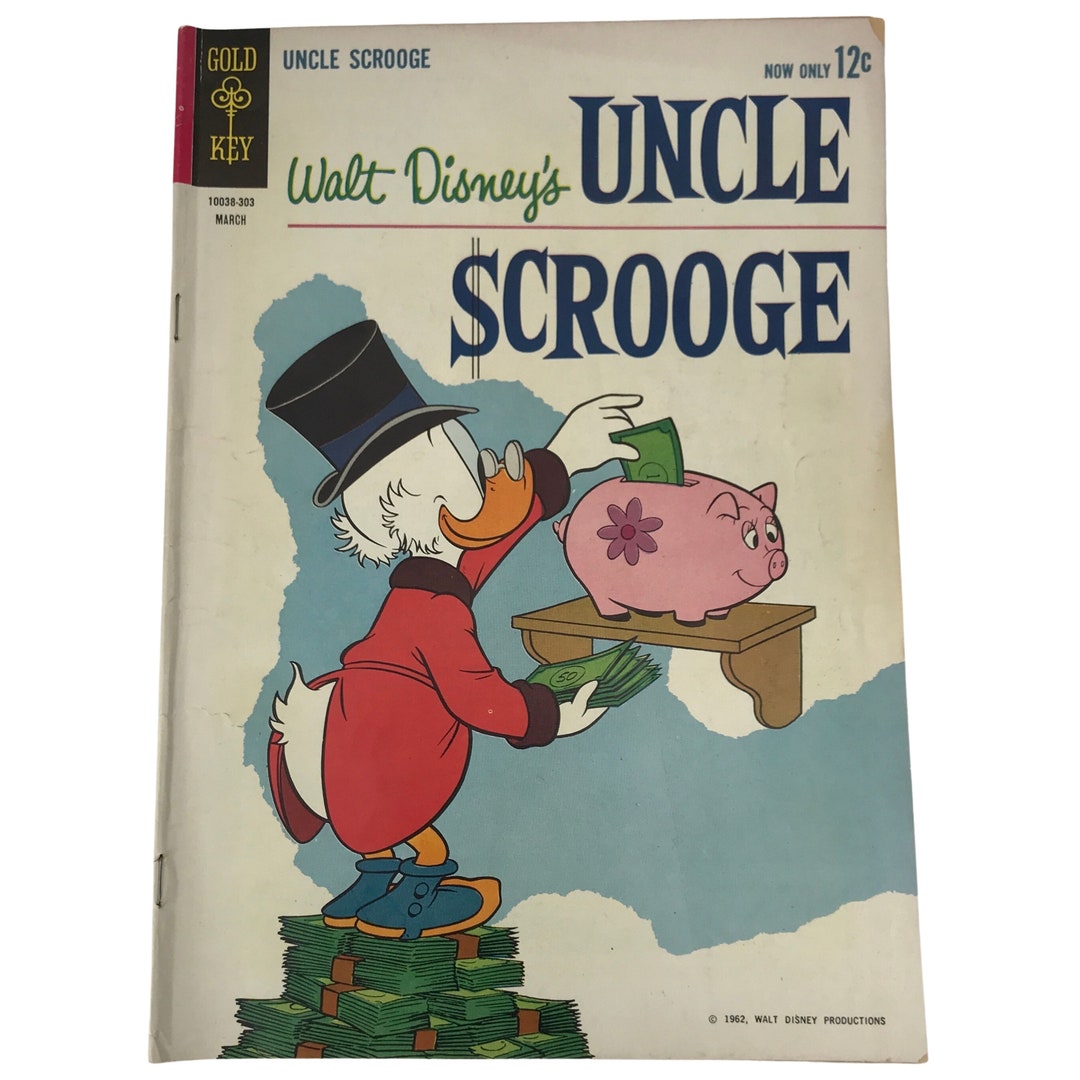 Vintage 1963 Walt Disneys Uncle Scrooge 41 Gold Key Comic Book - Etsy