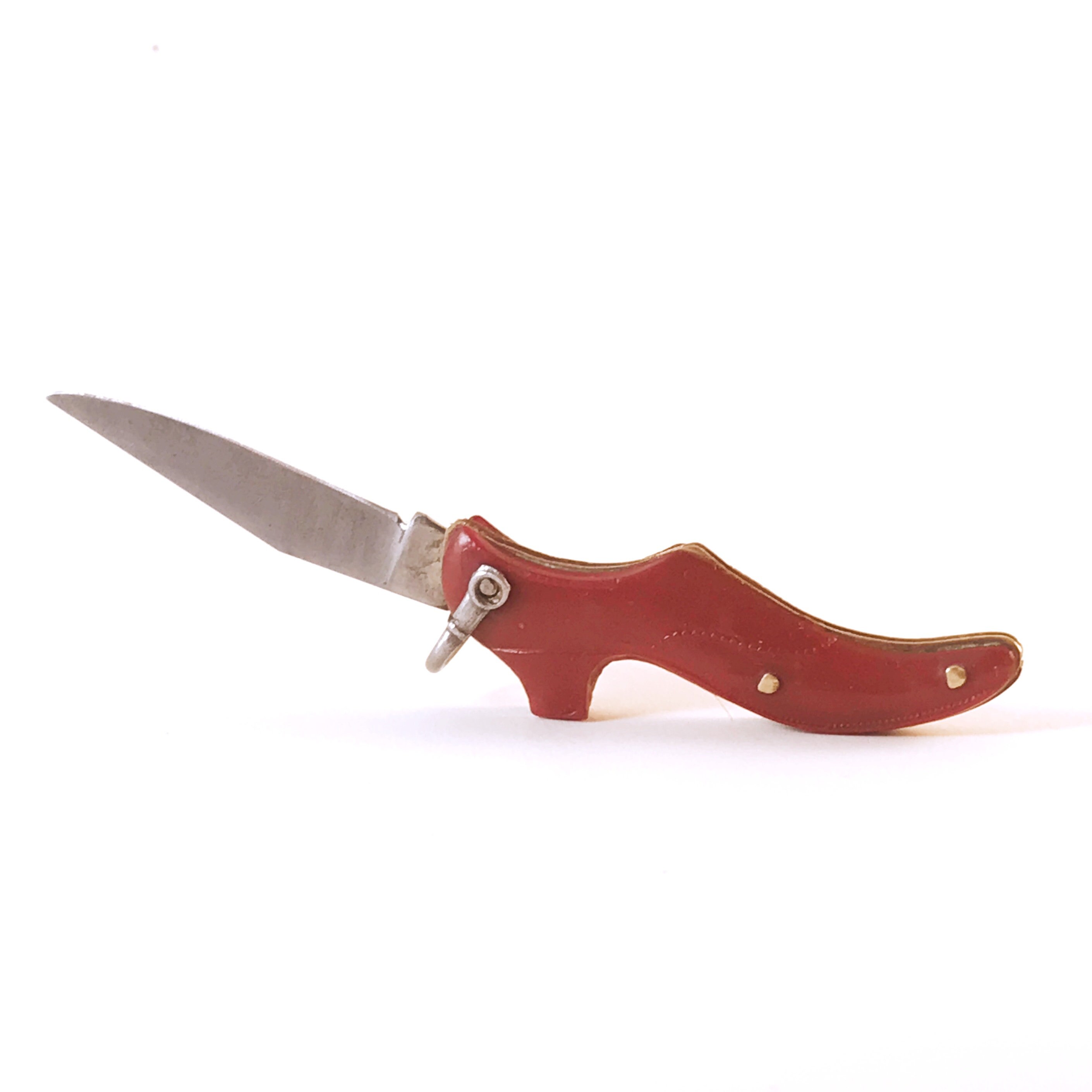 Antique 1920s Swan Works Ohligs Germany Burgundy Shoe Knife - Etsy