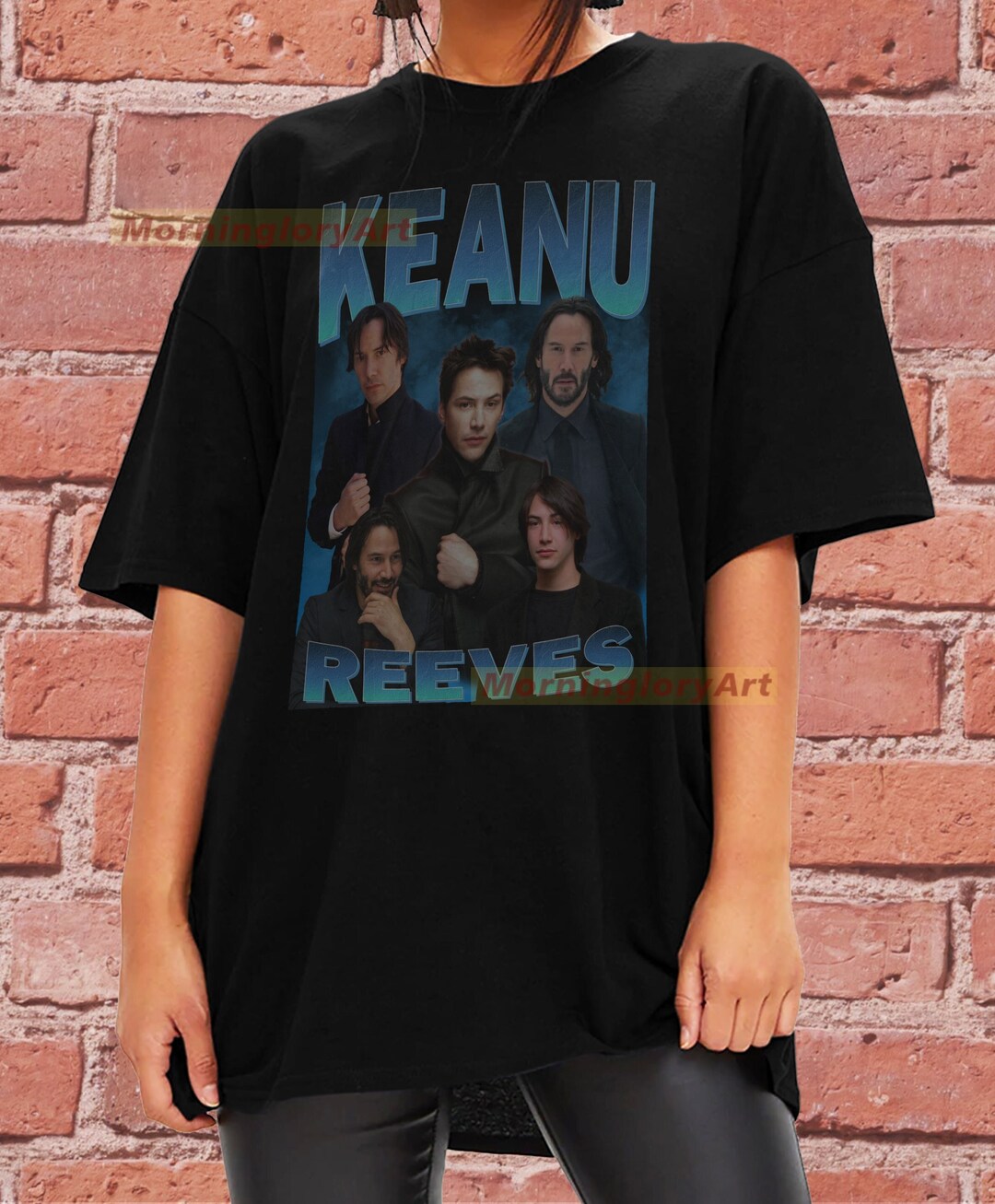 Keanu Reeves T-shirt Shirt Sweatshirt Sweater Cotton Tee Unisex Graphic ...