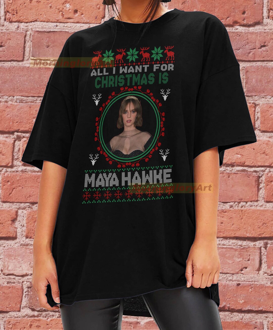 Maya Hawke Shirt All I Want for Christmas is Maya Hawke Shirt ...