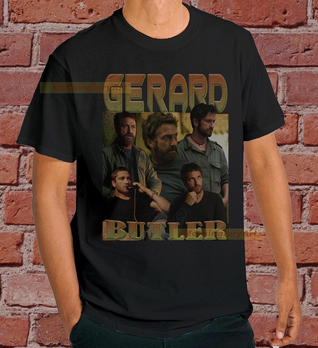 Gerard Butler Shirt Sweatshirt Sweater Cotton T-shirt Tee Unisex ...