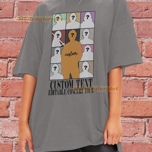 Custom Tour Shirt Personalized Custom Photos Shirt Custom Tour Version ...
