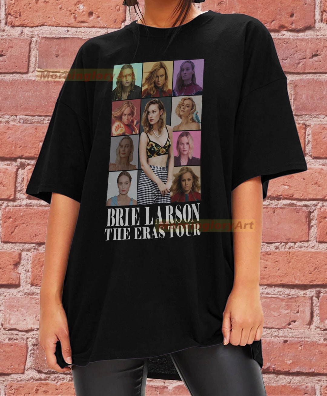 Brie Larson Tour Shirt Sweatshirt Sweater Cotton T-shirt Tee Unisex ...