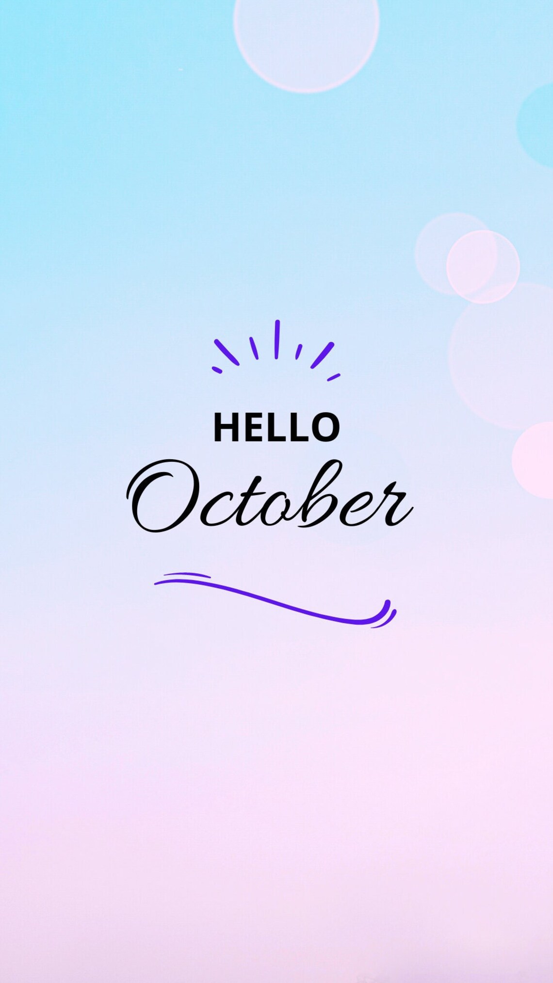 Hello October Poster - Etsy