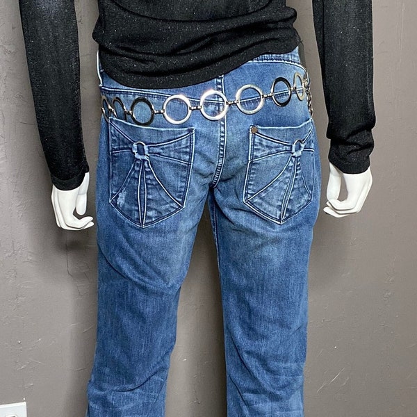 Ultra Low Rise Jeans Men - Etsy
