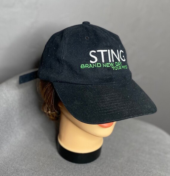 1990's Brand New Day by STING black Baseball Cap 90's… - Gem