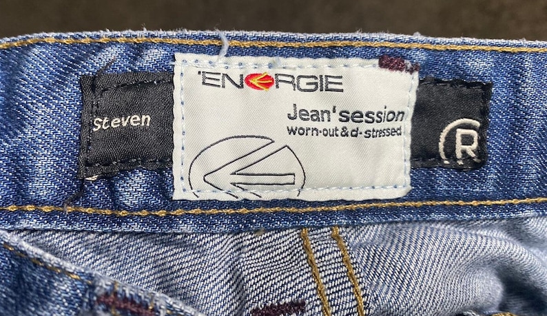 Y2K Energie Distressed Lo-rise Flare Jeans Size 28x33 Energie STEVEN ...