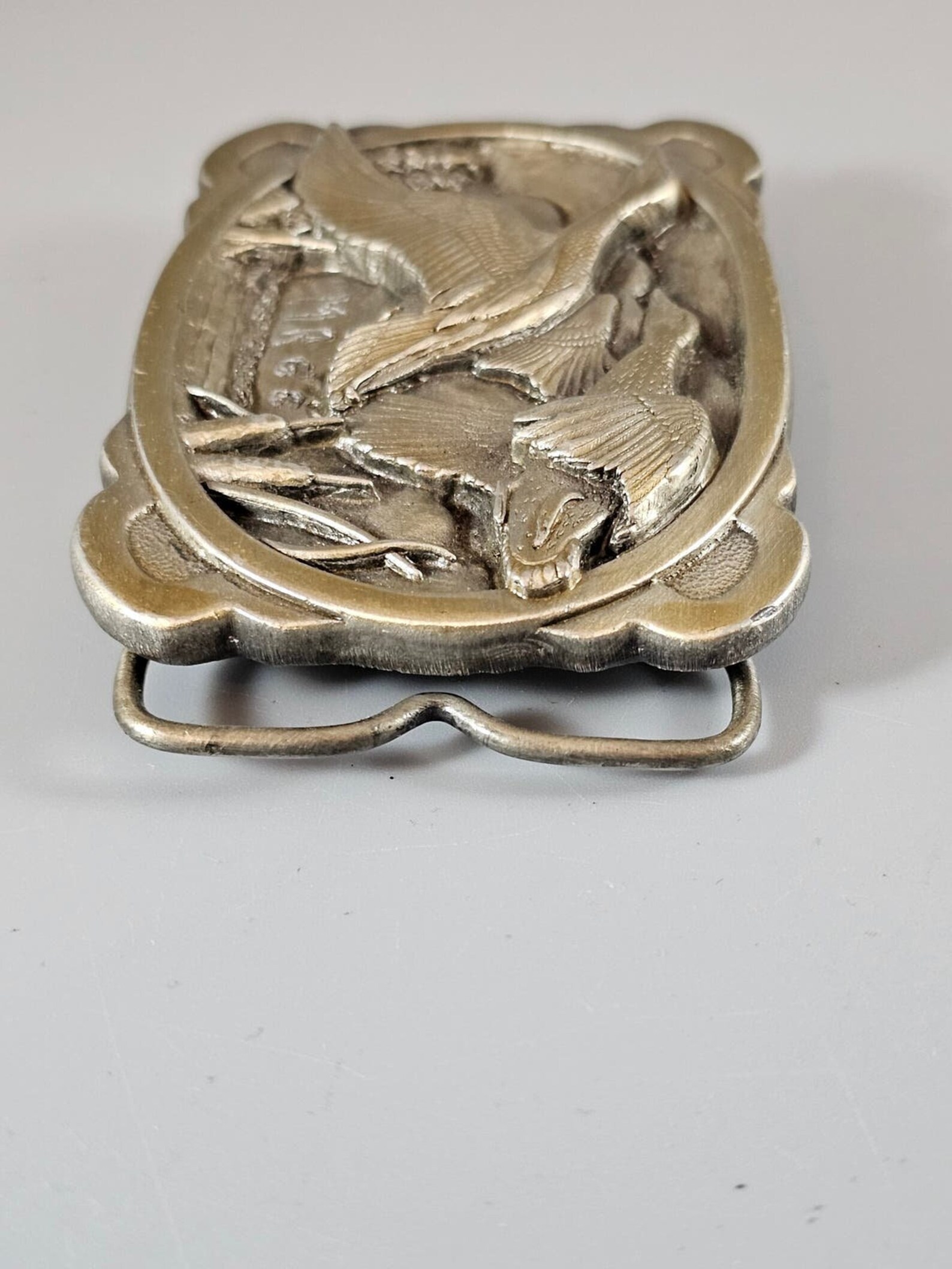 80s Brass Duck Belt Buckle 1983 Siskiyou Buckle Company - Etsy