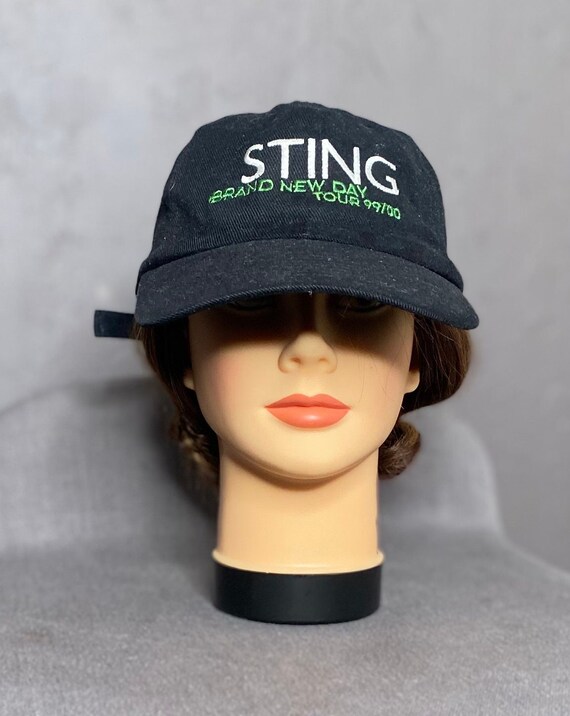 1990's Brand New Day by STING black Baseball Cap 90's… - Gem