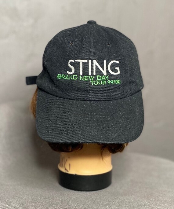 1990's Brand New Day by STING black Baseball Cap 90's… - Gem