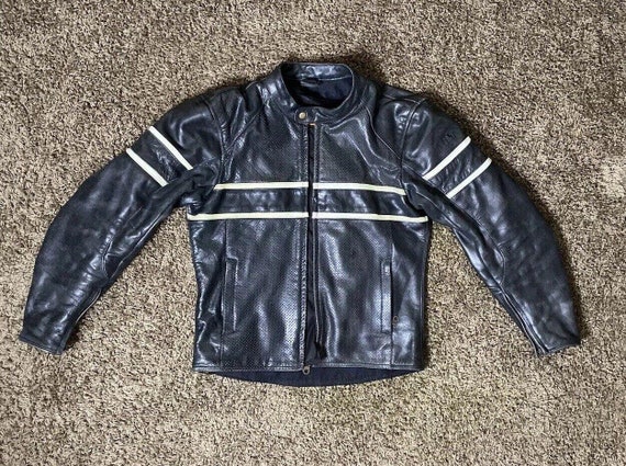 Cafe Racer Leather Motorcycle Jacket from Custom BILT… - Gem