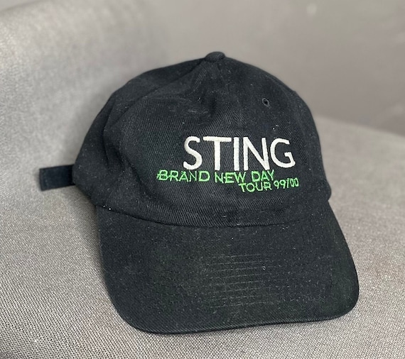 1990's Brand New Day by STING black Baseball Cap 90's… - Gem