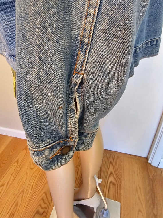 1996 Atlanta Olympics Denim Trucker Jacket Size XL Vi… - Gem