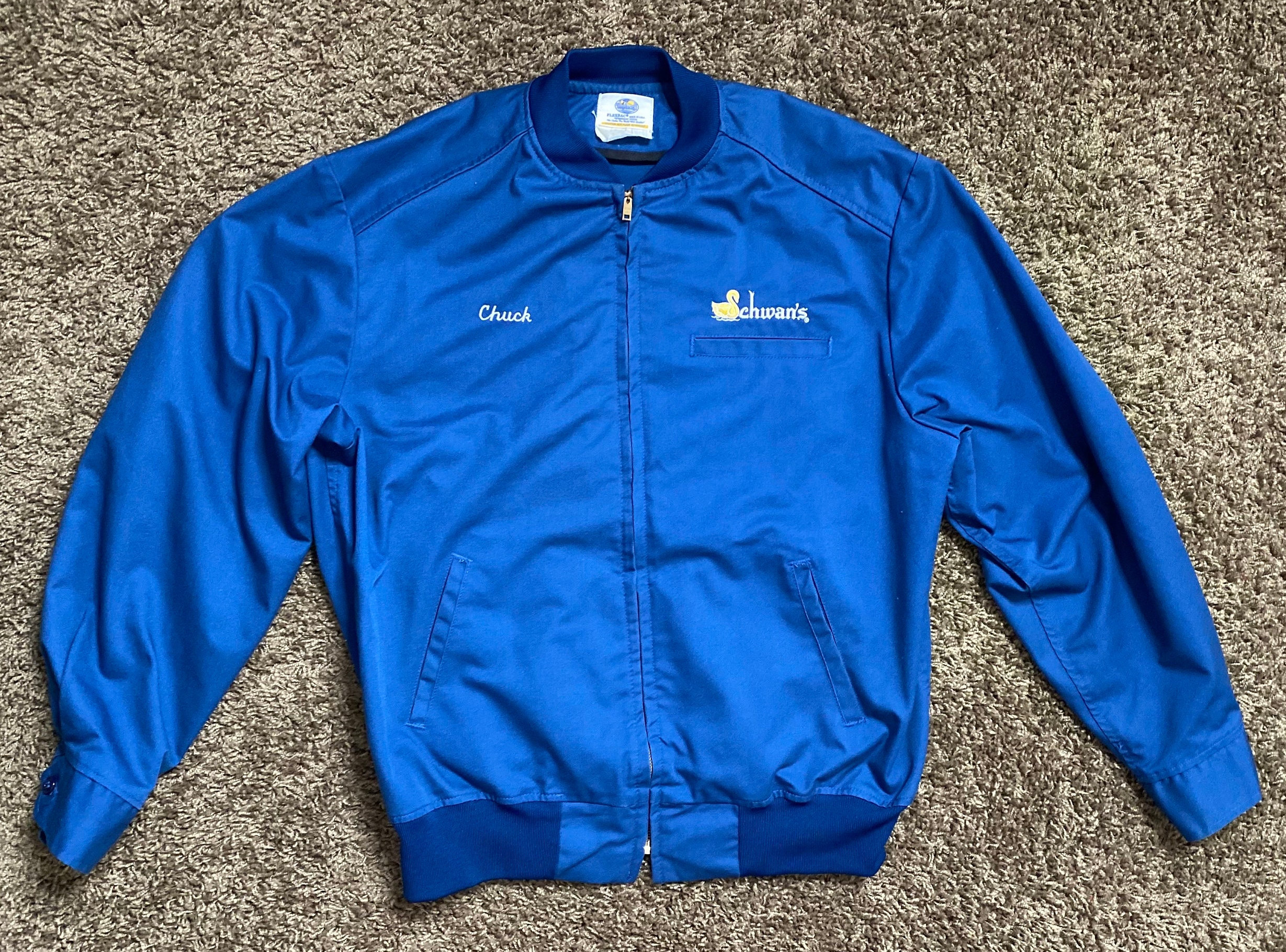 1970's Patched Uniform Jacket From Schwan's Size L/XL - Etsy