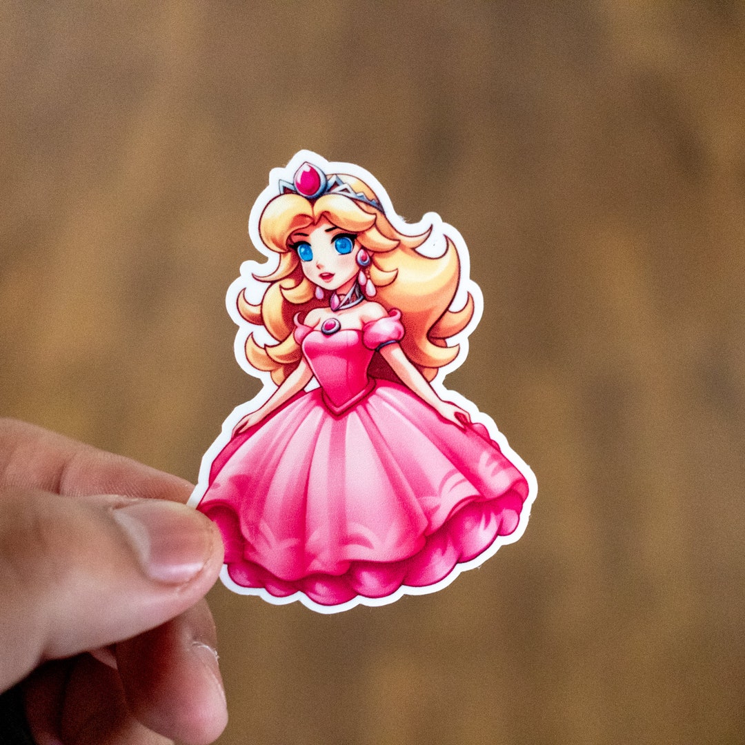 Princess Peach High Quality Waterproof Sticker Vinyl Sticker for ...
