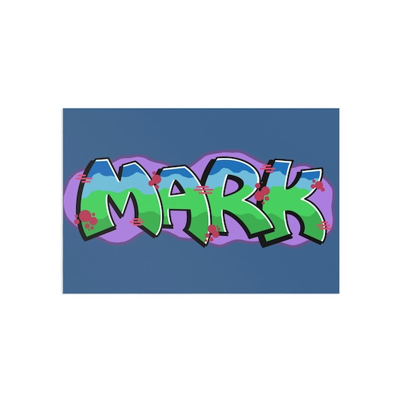 The Name Mark In Graffiti