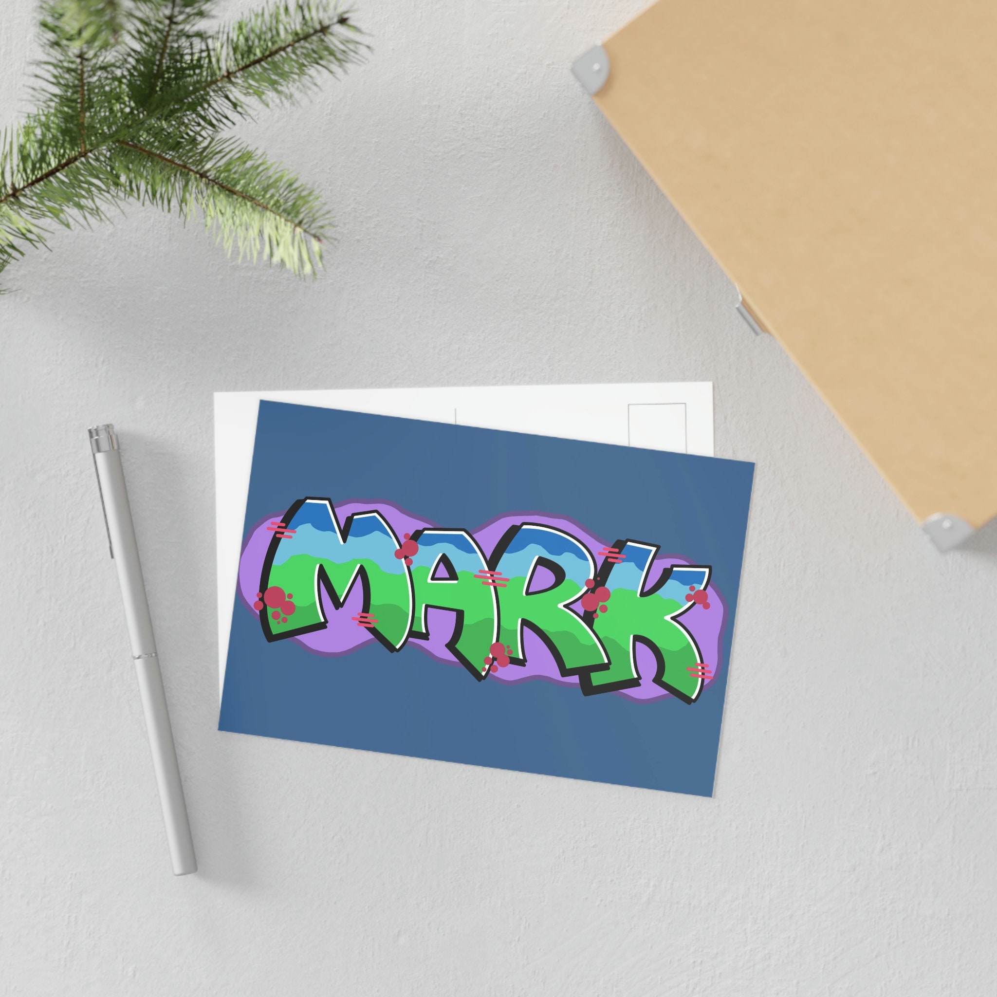 The Name Mark In Graffiti