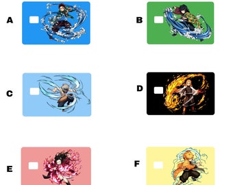 Credit Card Skin Anime - Etsy