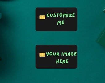 Matte Custom Credit Card Skin, Customized Credit Card Sticker, Credit ...
