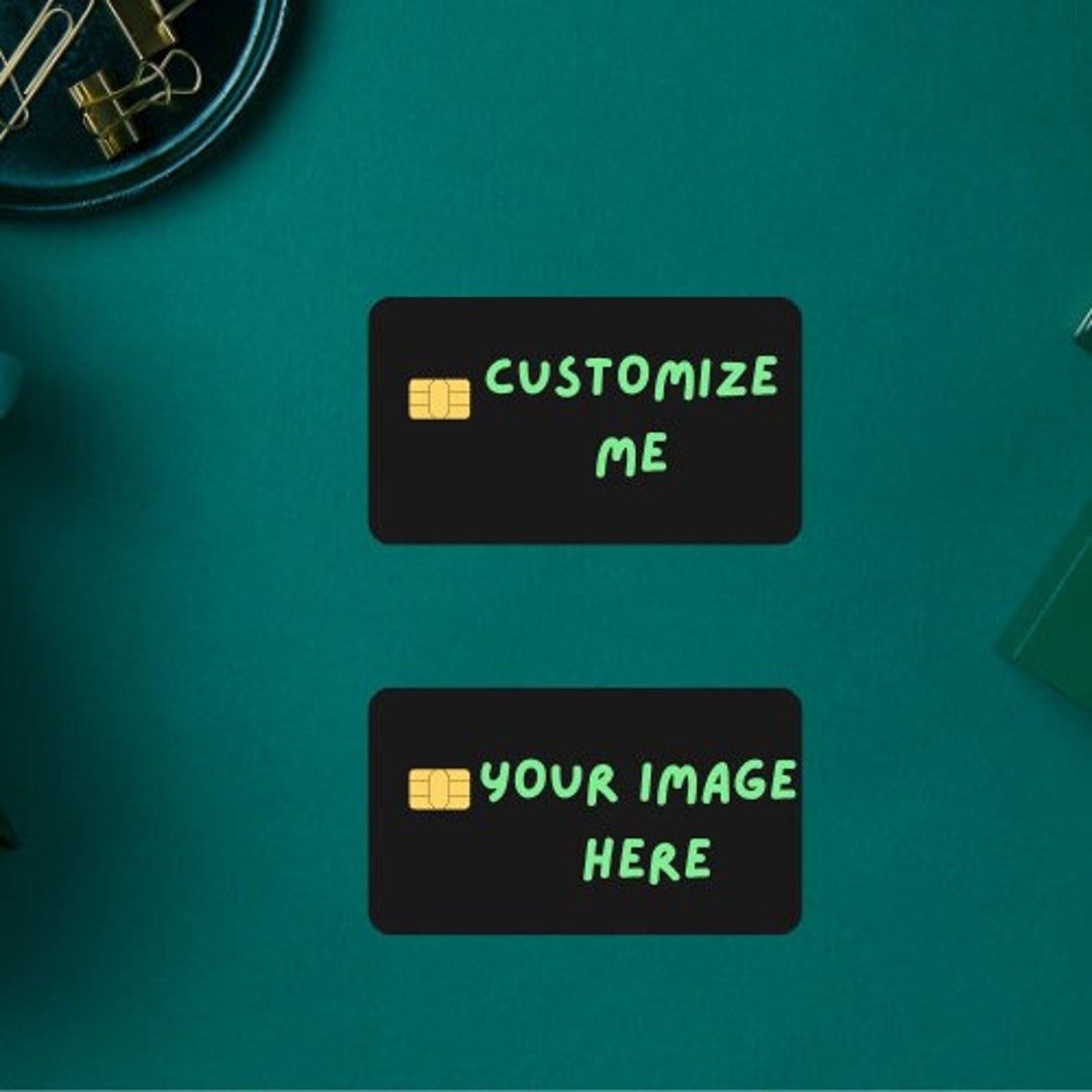 Matte Custom Credit Card Skin, Customized Credit Card Sticker, Credit ...