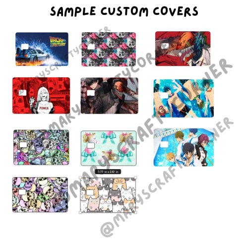 Matte Custom Credit Card Skin, Customized Credit Card Sticker, Credit ...